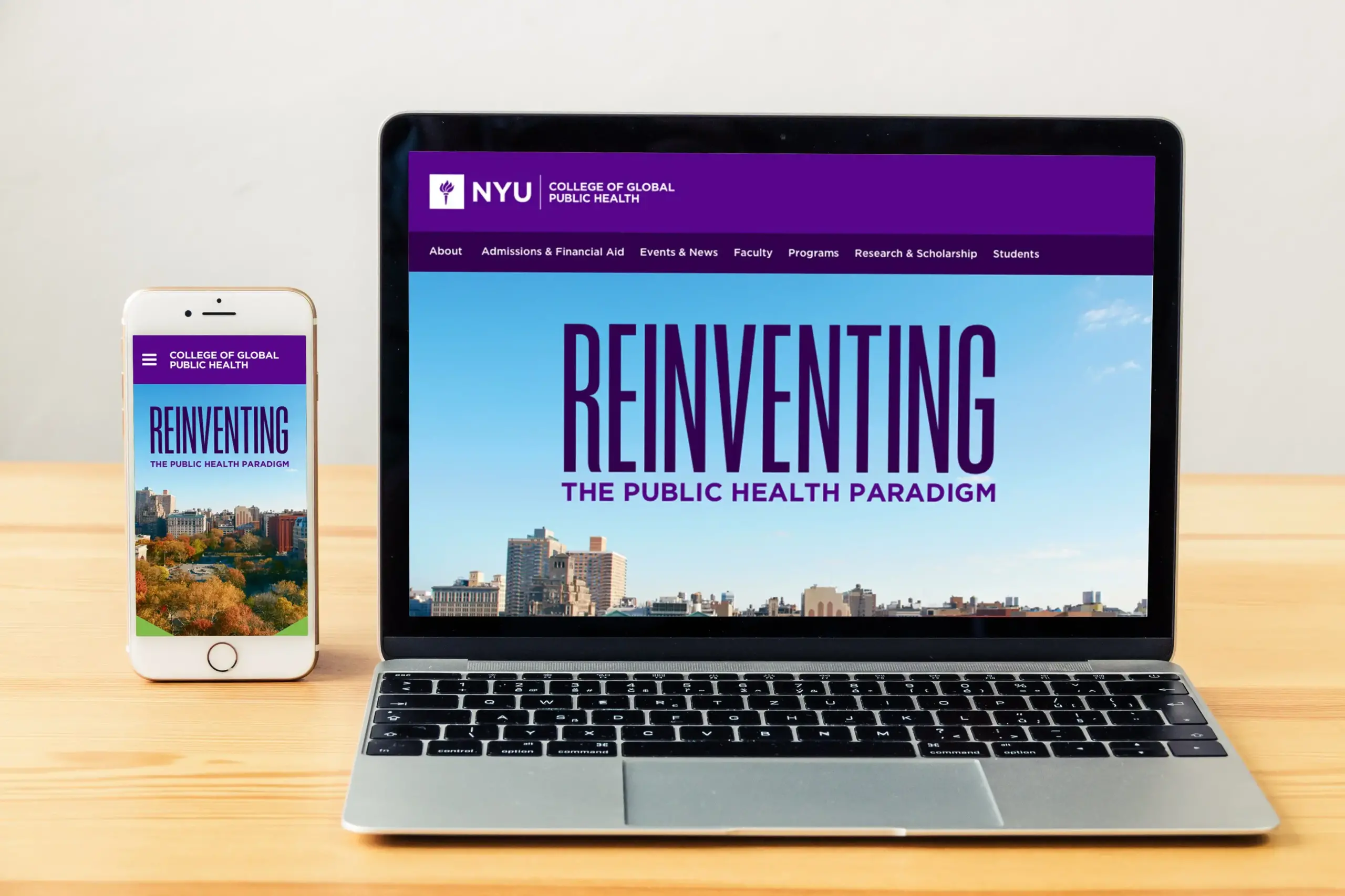 UX Process Helps NYU Integrate Public Health Sites in Website Redesign