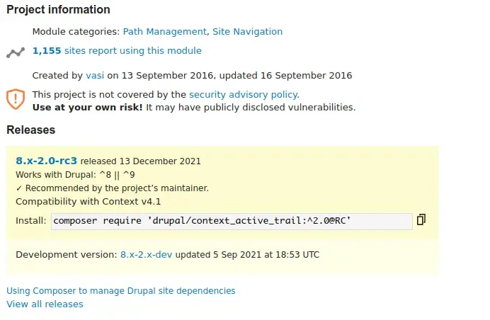 Using Composer for modules not ready for the next major version of Drupal