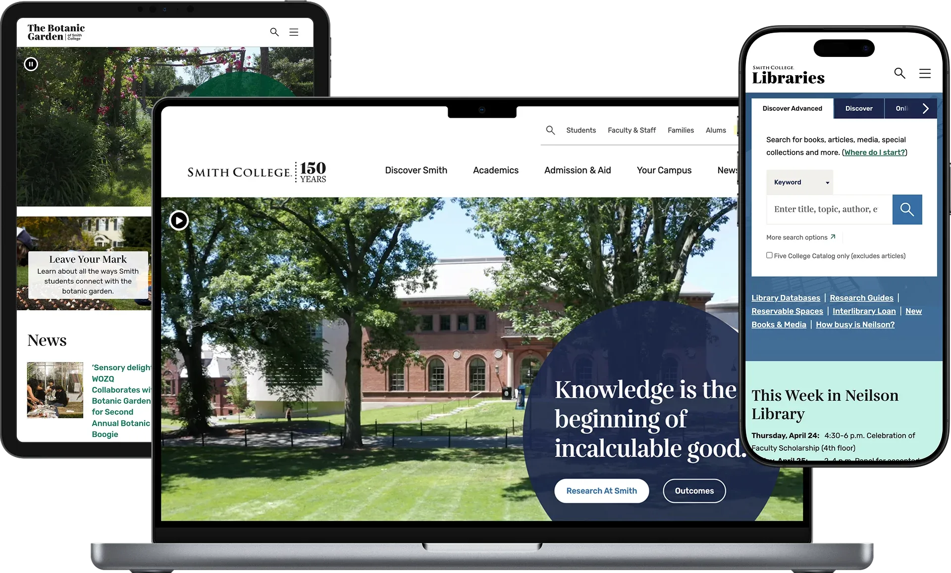 Smith College website redesign: Drupal migration and UX overhaul - Four ...